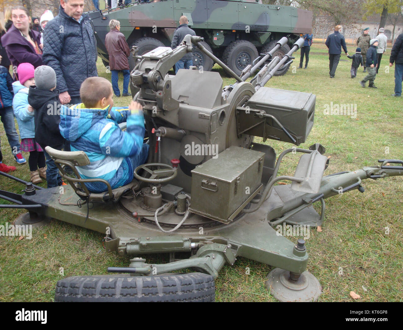 The ZU-23-2 is a Soviet-made anti-aircraft weapon, seen here in a ...