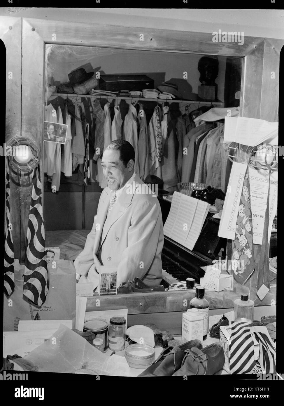 This iconic portrait of Duke Ellington, taken at the Paramount Theater ...