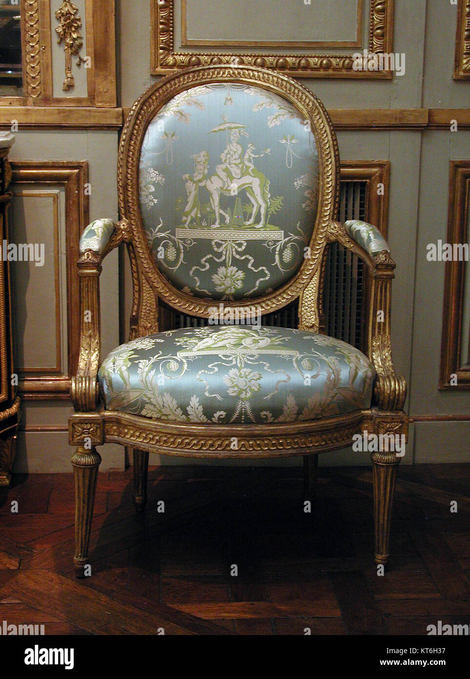 An armchair, part of a set of four, cataloged as MET SF57 65 48 ...