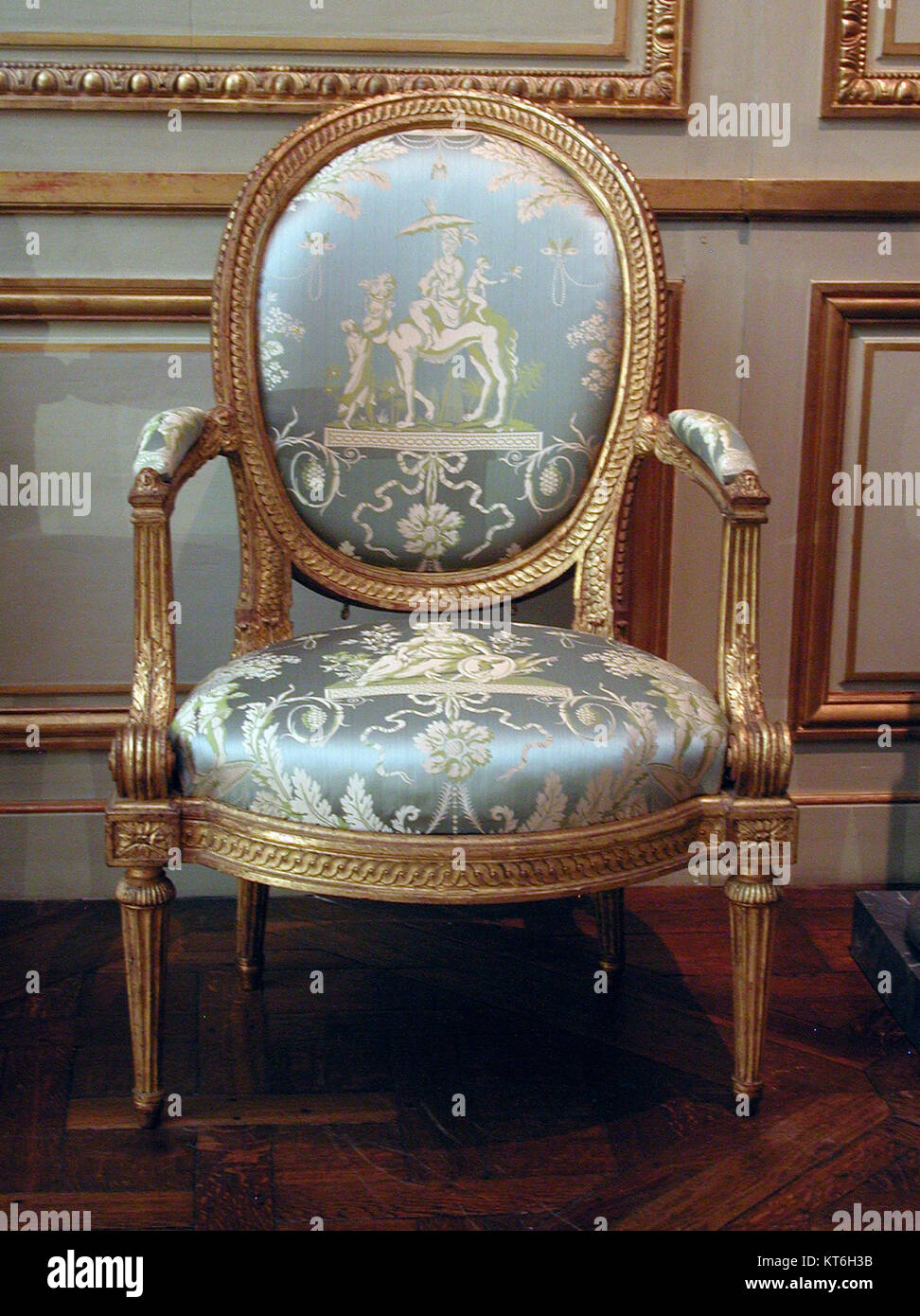 Armchair (one of four) (part of a set) MET SF57 65 6 Stock Photo - Alamy