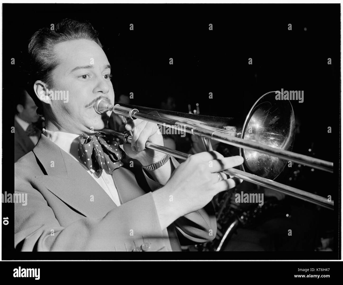 This portrait of Eddie Bert, taken in 1947 or 1948, captures the ...