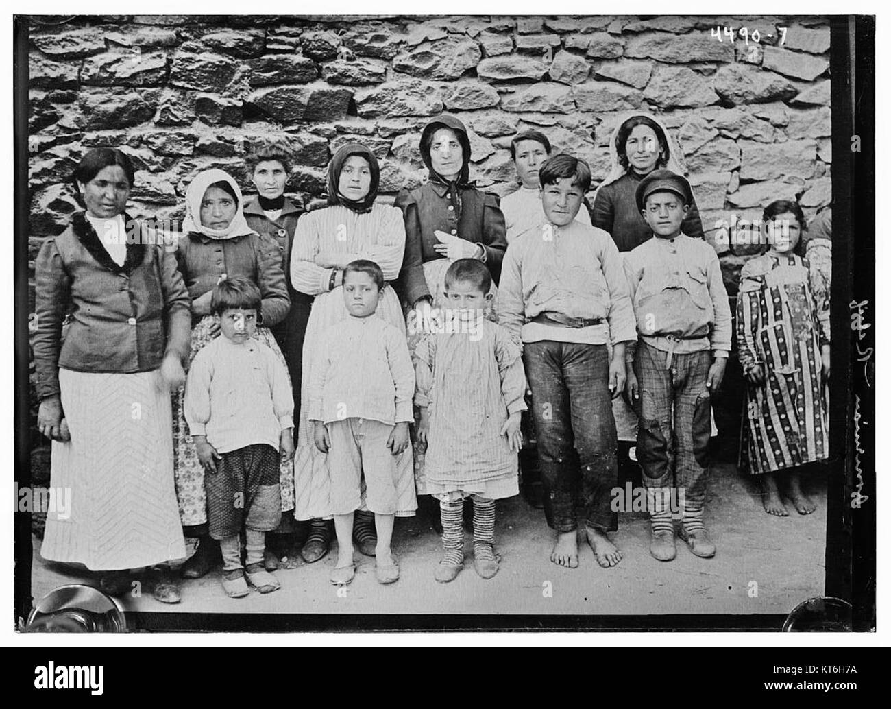 An image titled 'Armenian relief', depicting Armenians from Shatakh ...