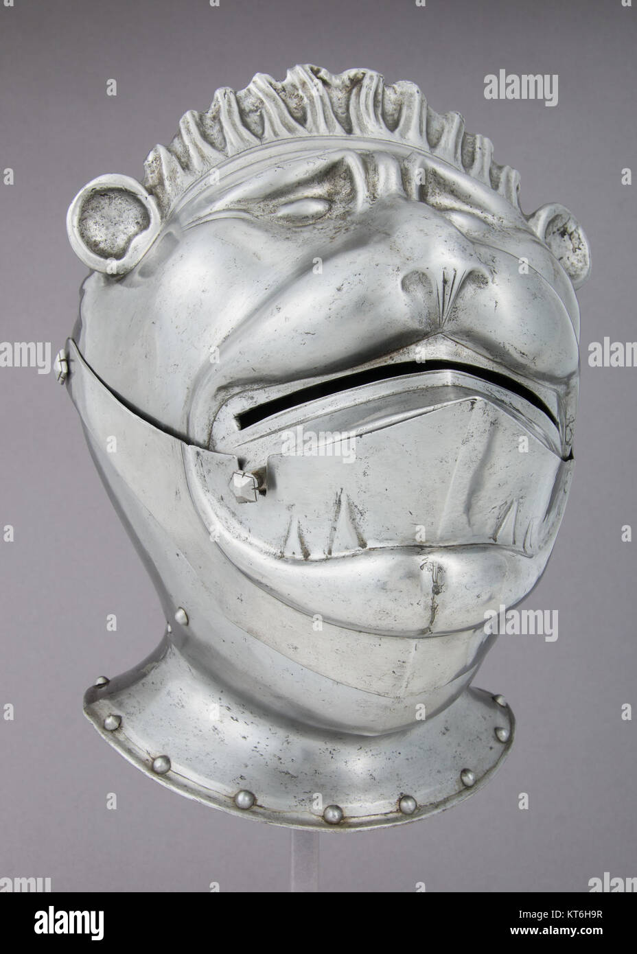 The armet, part of the MET collection, is a piece of medieval armor ...