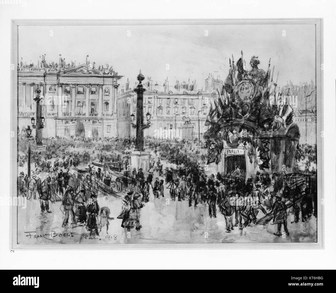 End world in paris Black and White Stock Photos & Images - Alamy