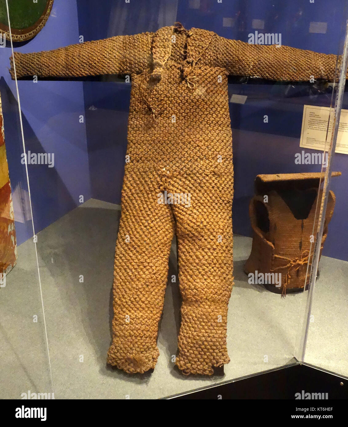 This 19th-century armor from the Gilbert Islands is made of coconut ...