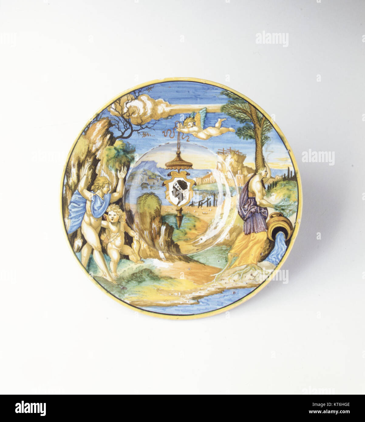 The Armorial Dish featuring Apollo, part of the collection at the ...