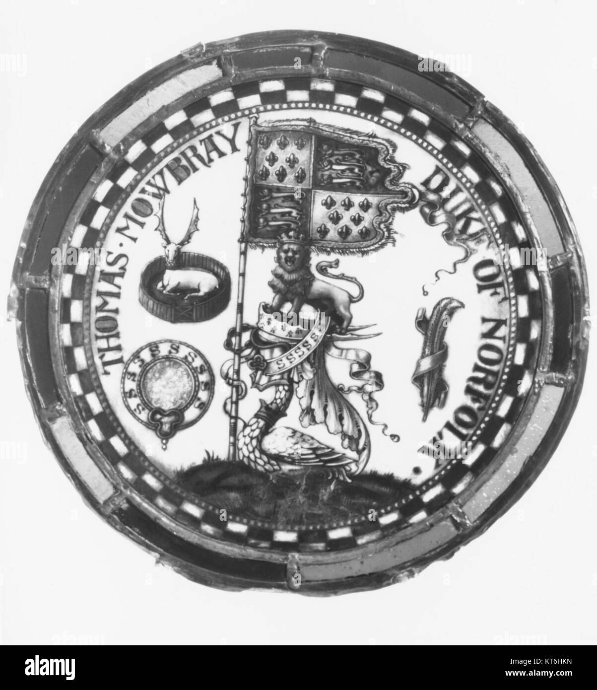 The armorial panel, part of the collection at the Metropolitan Museum ...