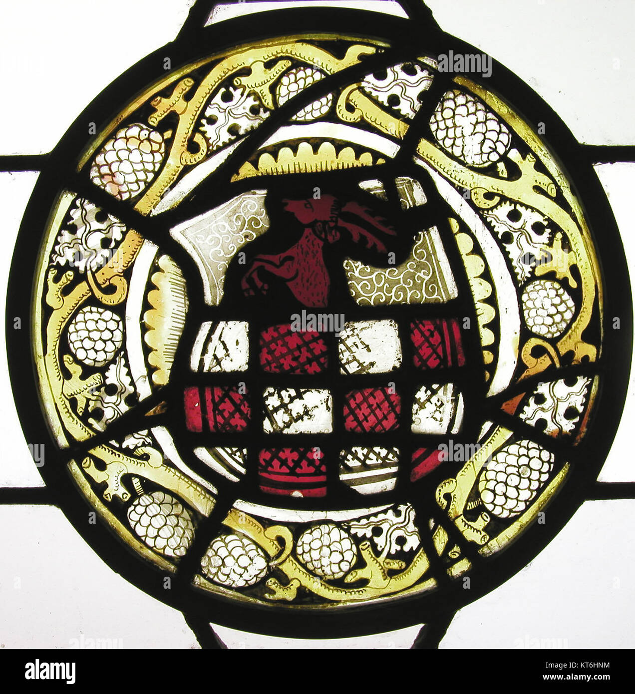 This armorial roundel, held in the collection of the Metropolitan ...
