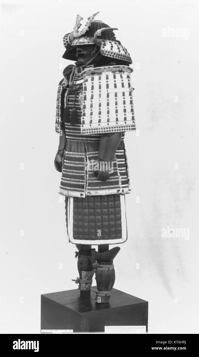 The Gusoku armor, part of the Metropolitan Museum of Art collection, is ...