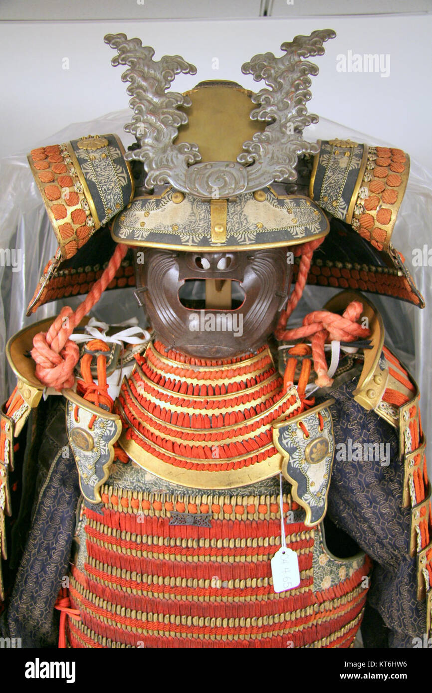 This Japanese armor, known as Gusoku, is a traditional form of samurai ...