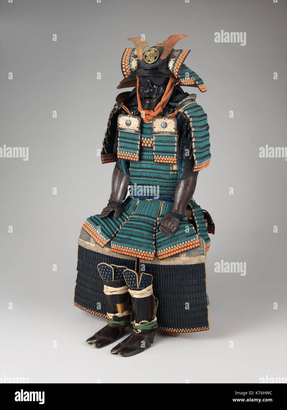 This traditional Japanese Gusoku armor belonged to the Maeda family ...
