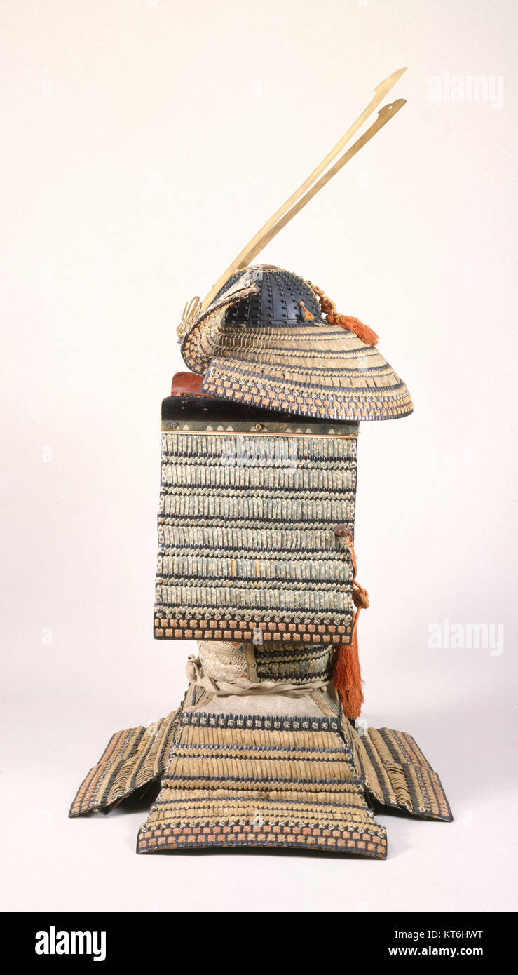 Yoroi, traditional Japanese armor, exemplifies samurai warriors ...