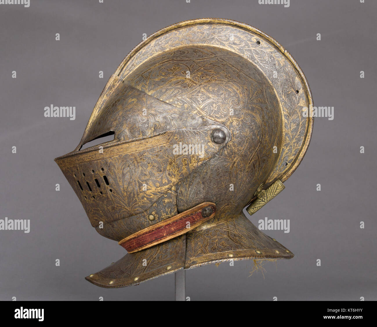 This armor, part of the MET collection, is designed for heavy cavalry ...