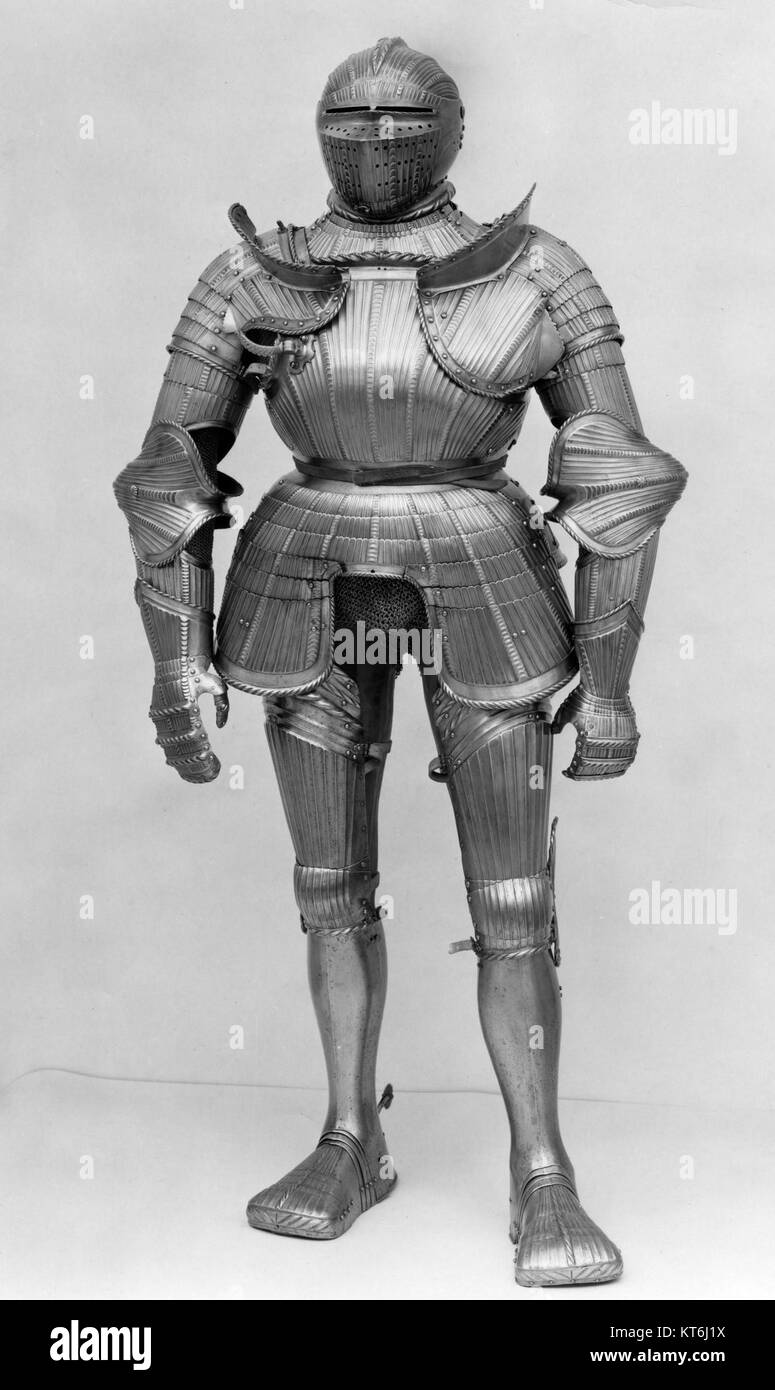 This piece of armor, cataloged in the Metropolitan Museum of Art ...