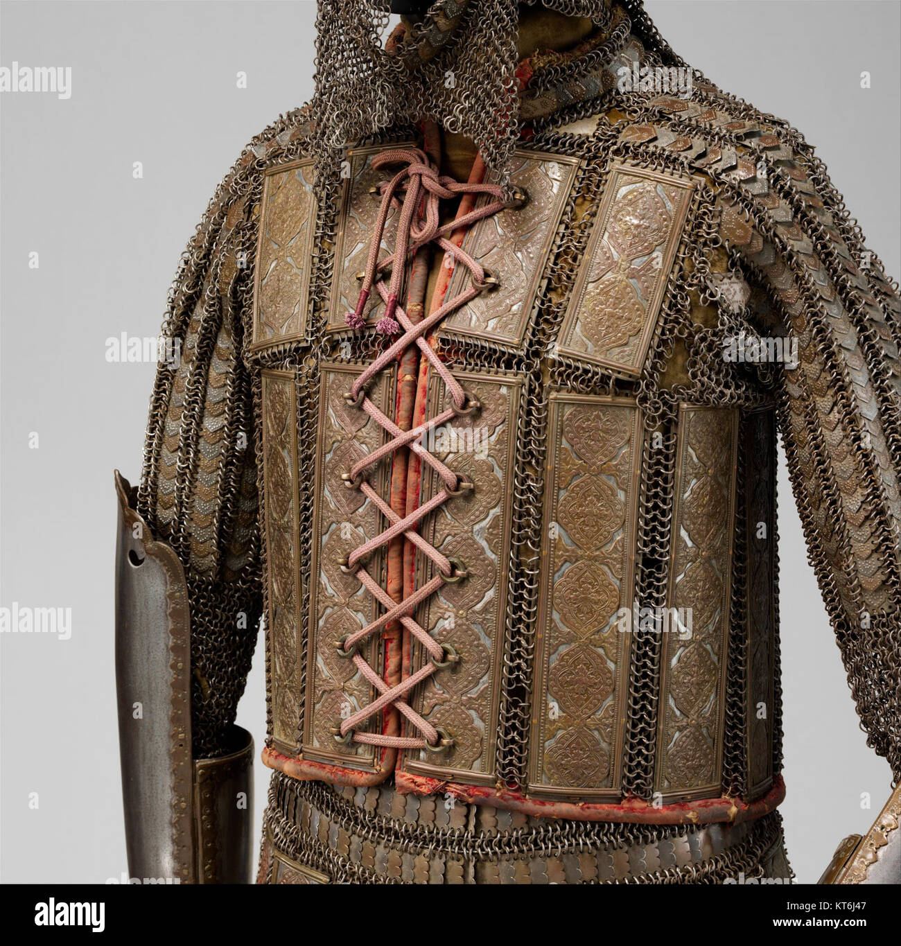 Armor of Mail and Plate MET DP151775 Stock Photo - Alamy