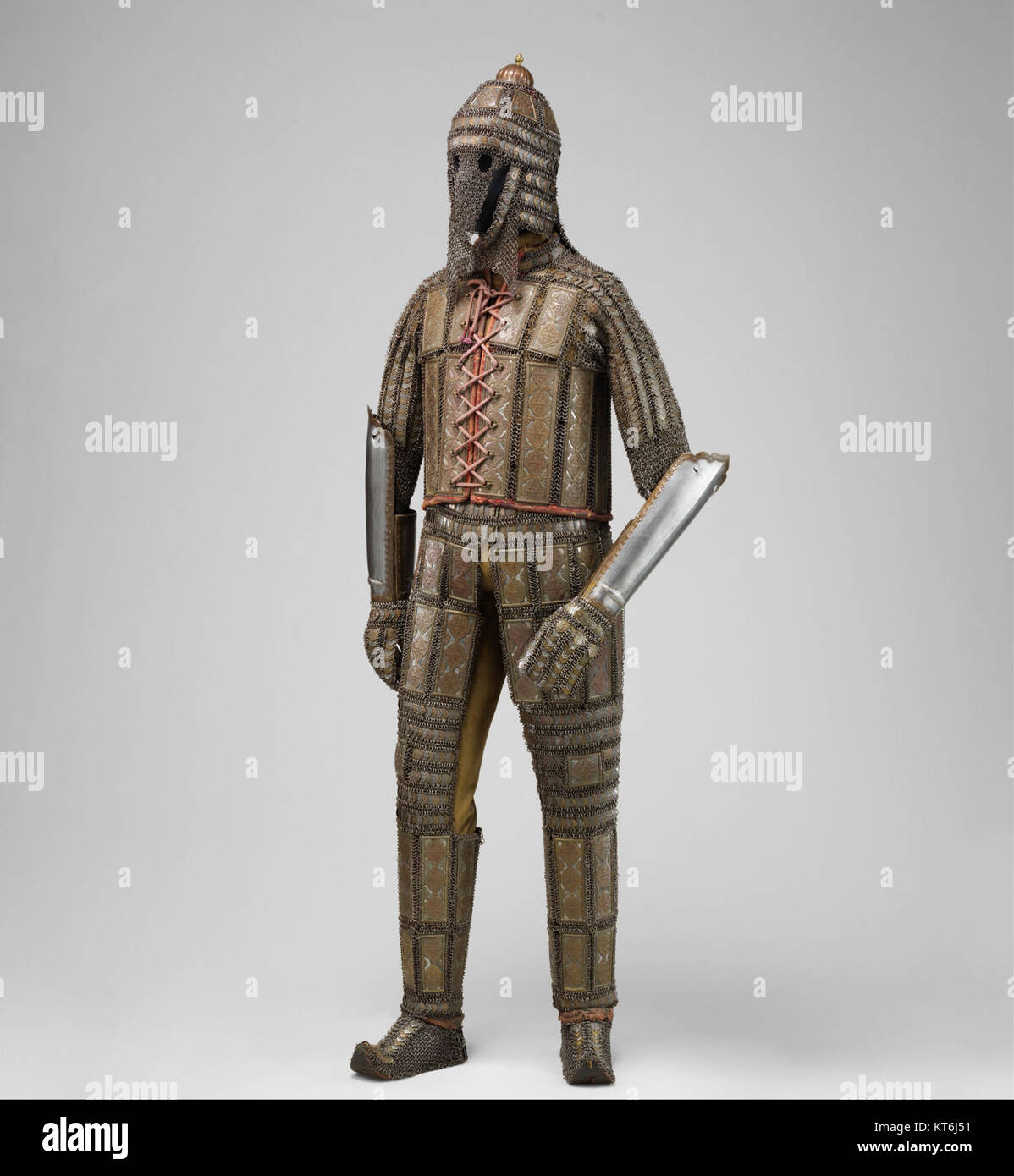 This armor of mail and plate, from the MET collection, represents the ...