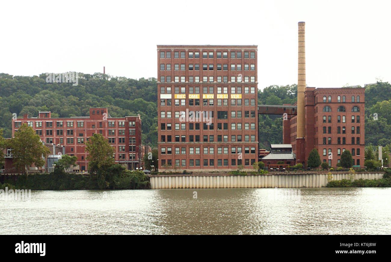 A photograph of the Armstrong Cork Company buildings taken on September ...