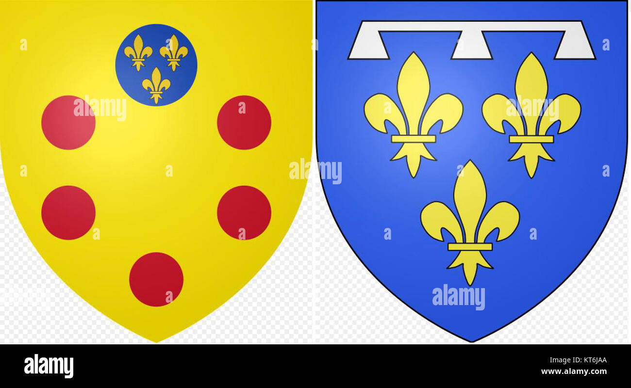The Arms of Marguerite Louise d'OrlÃ©ans, Grand Duchess of Tuscany ...