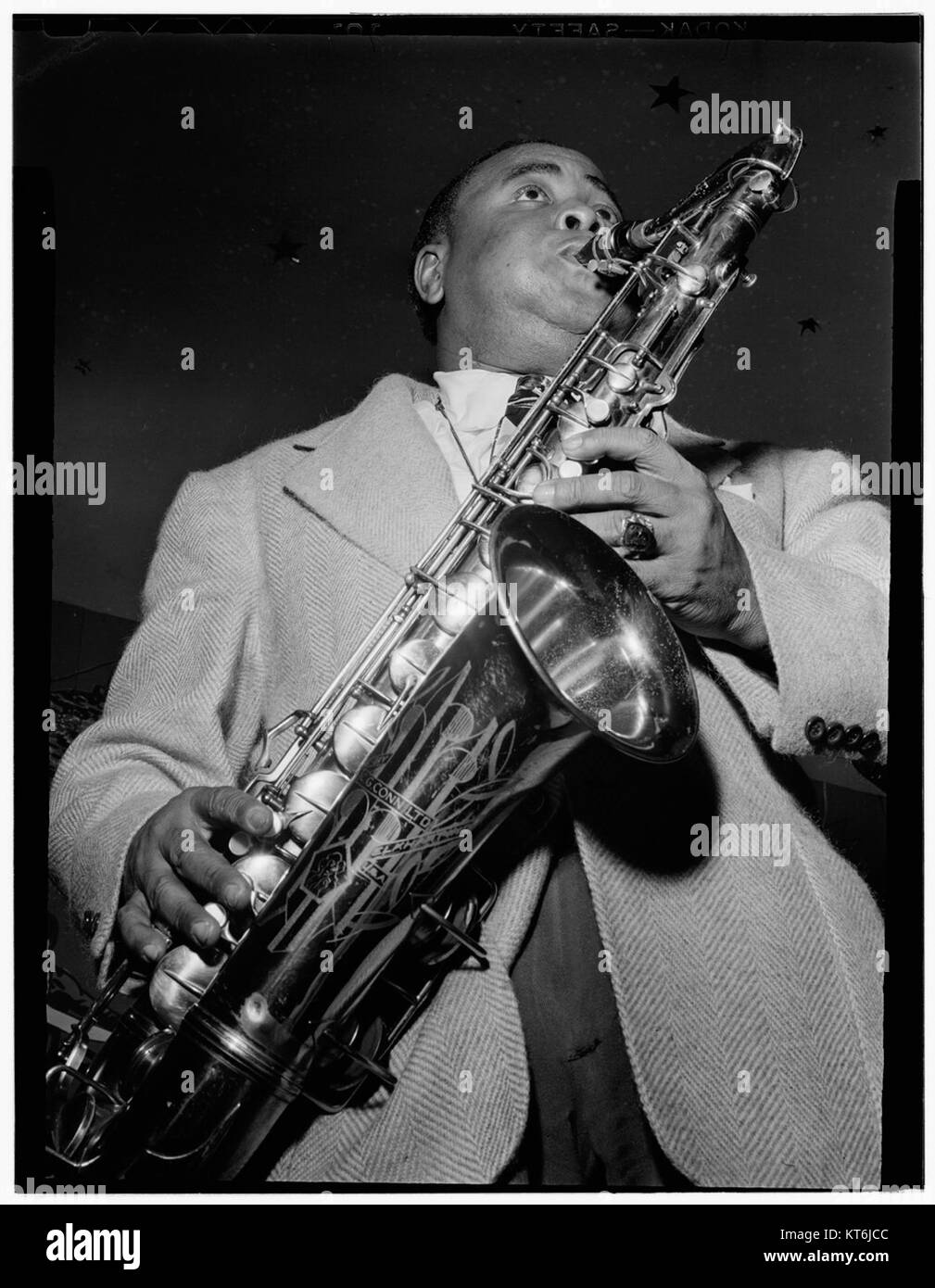 A portrait of Gene Sedric taken at 'The Place' in New York, circa July ...