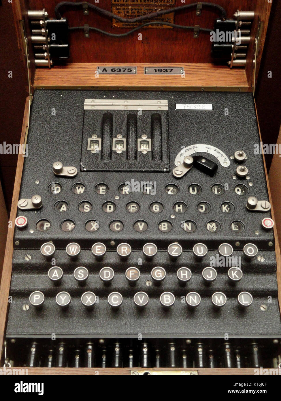 The Army ENIGMA is a cipher machine used during World War II for ...