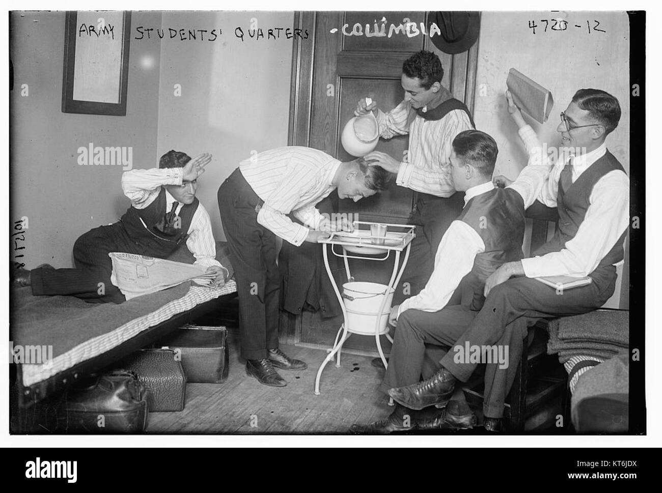 This image depicts army students' quarters at a military institution in ...