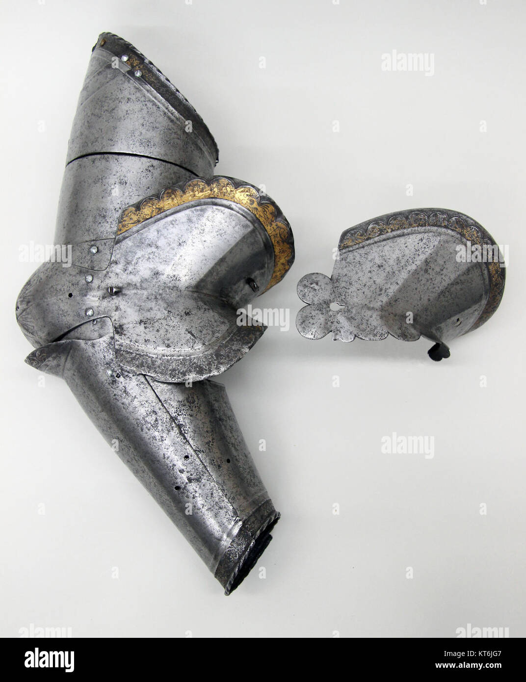 This piece, an arm defense for the right arm, is a historical artifact ...