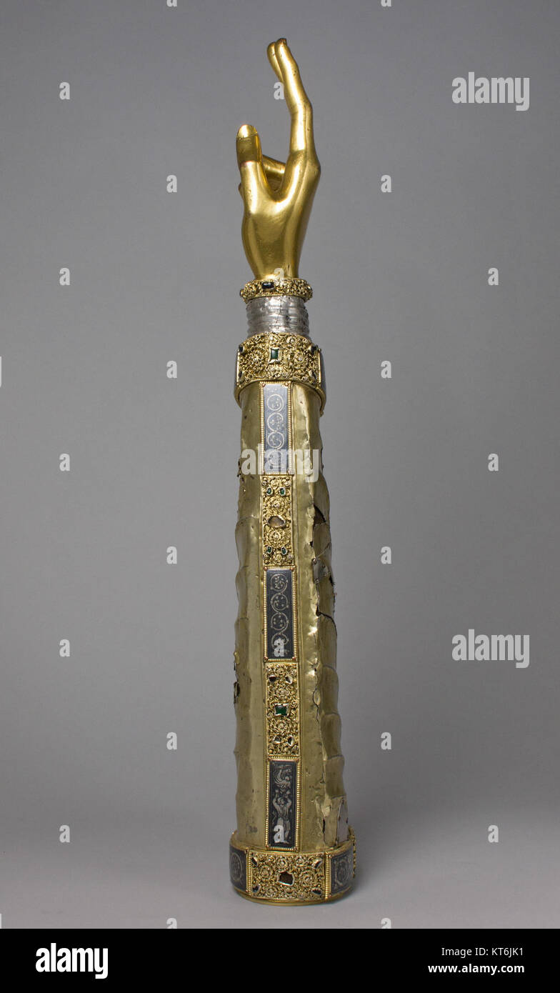 The Arm Reliquary, housed at the Metropolitan Museum of Art, is a ...
