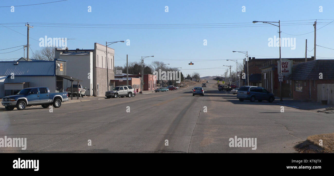 This image features Arnold Avenue in Arnold, Nebraska, showcasing the ...