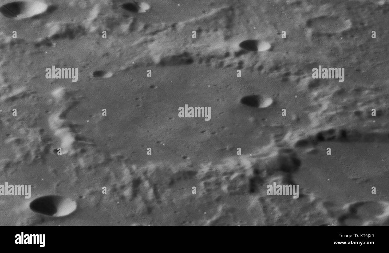A photograph of Arnold Crater, an area in geological study, showcasing ...