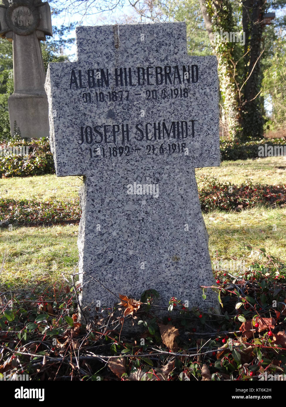 The Arnstadt War Graves site, located in Germany, commemorates soldiers ...