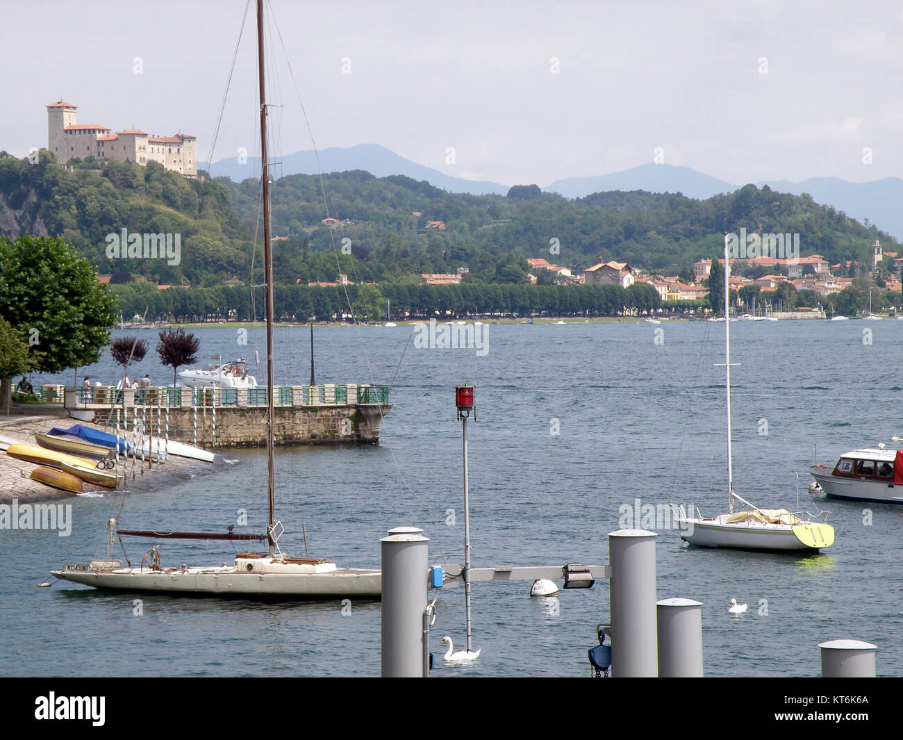 Arona Lungolago is a scenic area located along the lakeside in Arona ...