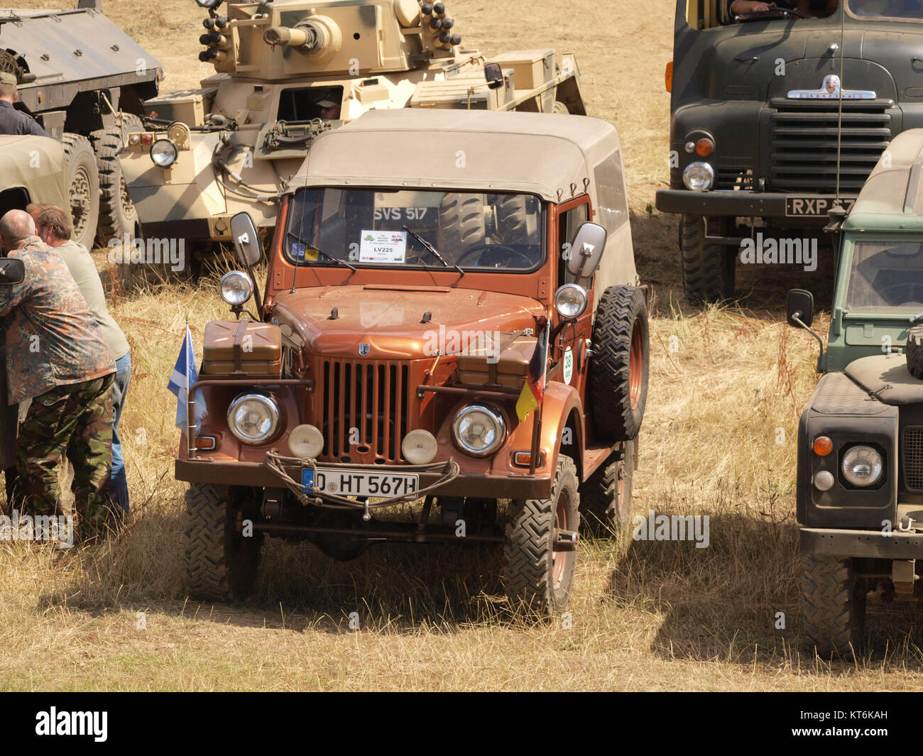 A 1961 ARO M461, a classic Romanian off-road vehicle, owned by Dirk Baumbach. The ARO M461 is ...