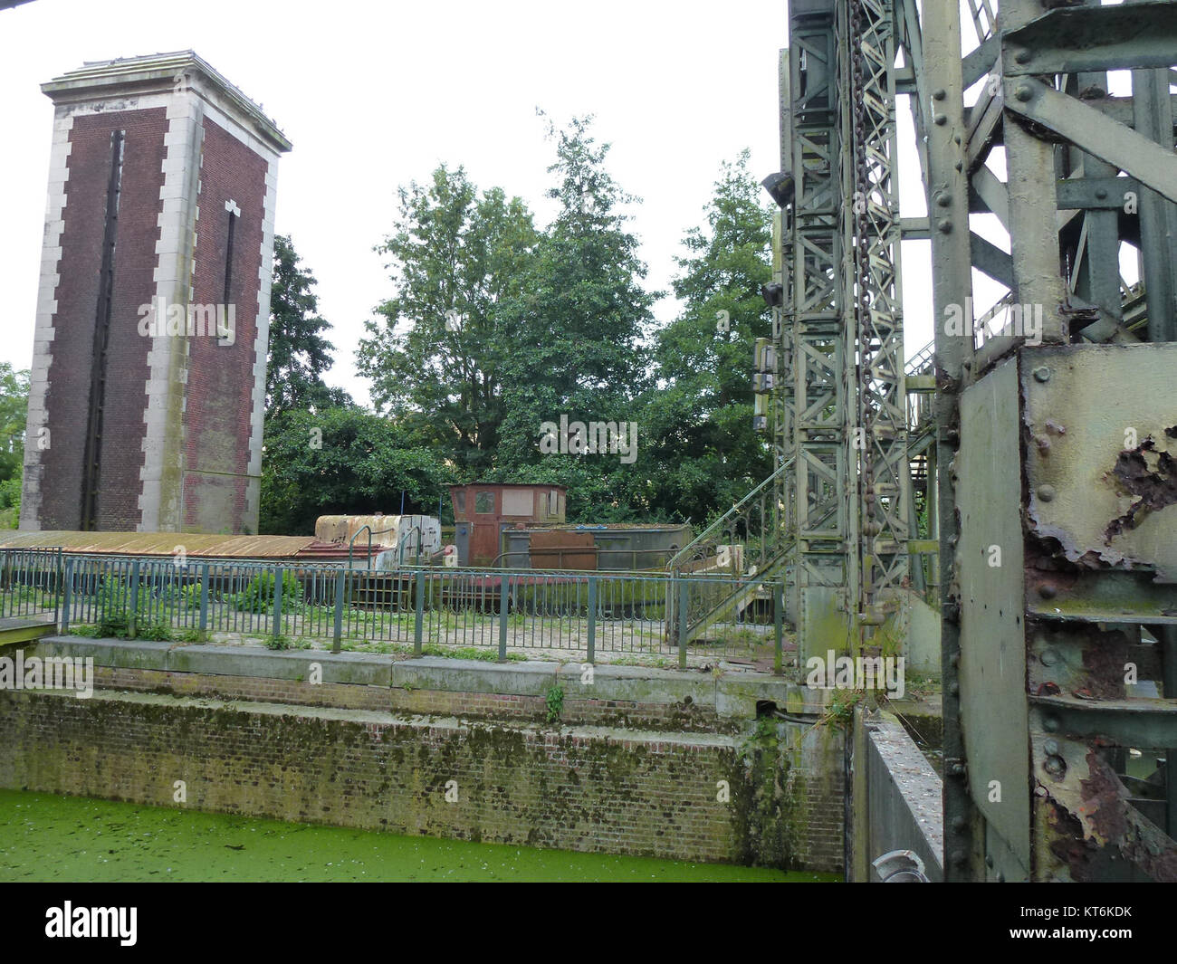 The Ascenseur des Fontinettes in Arques, Pas-de-Calais, is a vertical ...