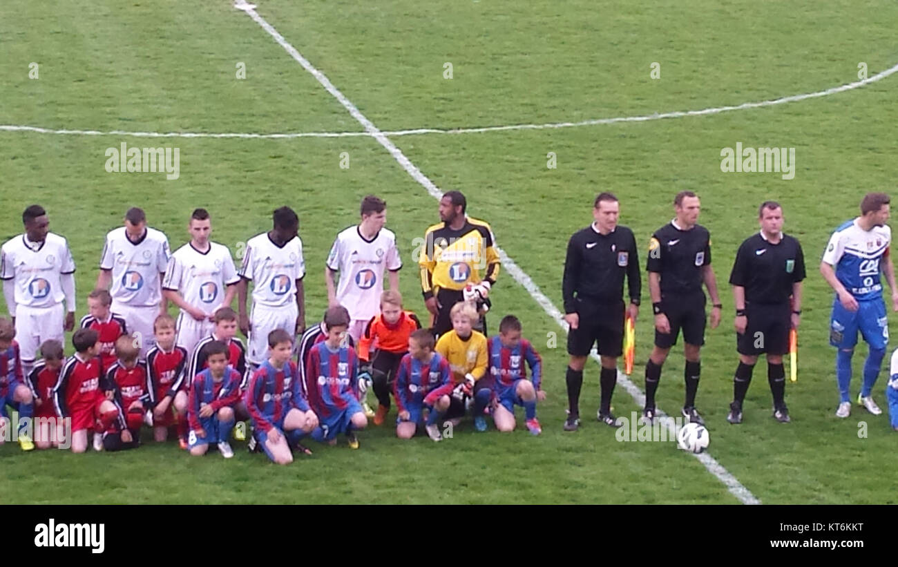 This image from April 25, 2015, shows the vibrant town of Arras in ...