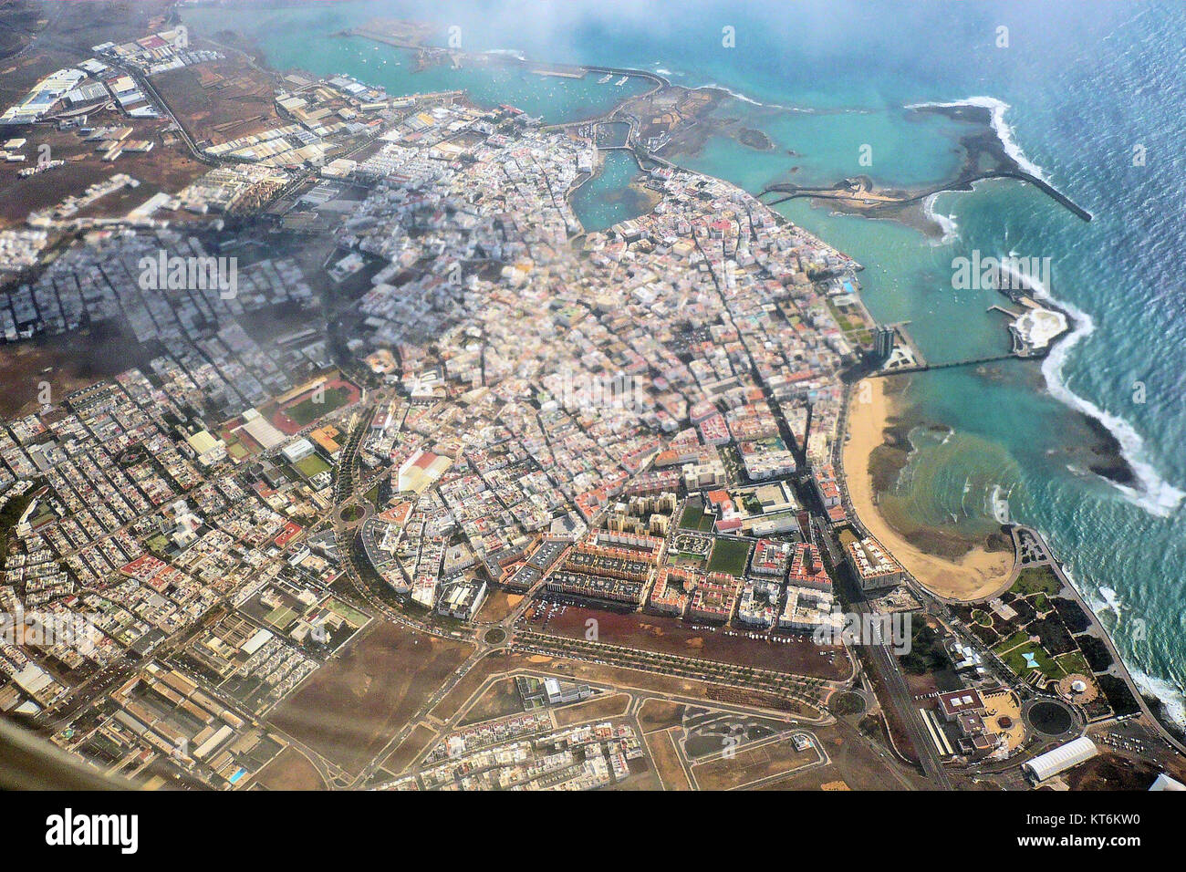 Arrecife, the capital of Lanzarote in the Canary Islands, was ...