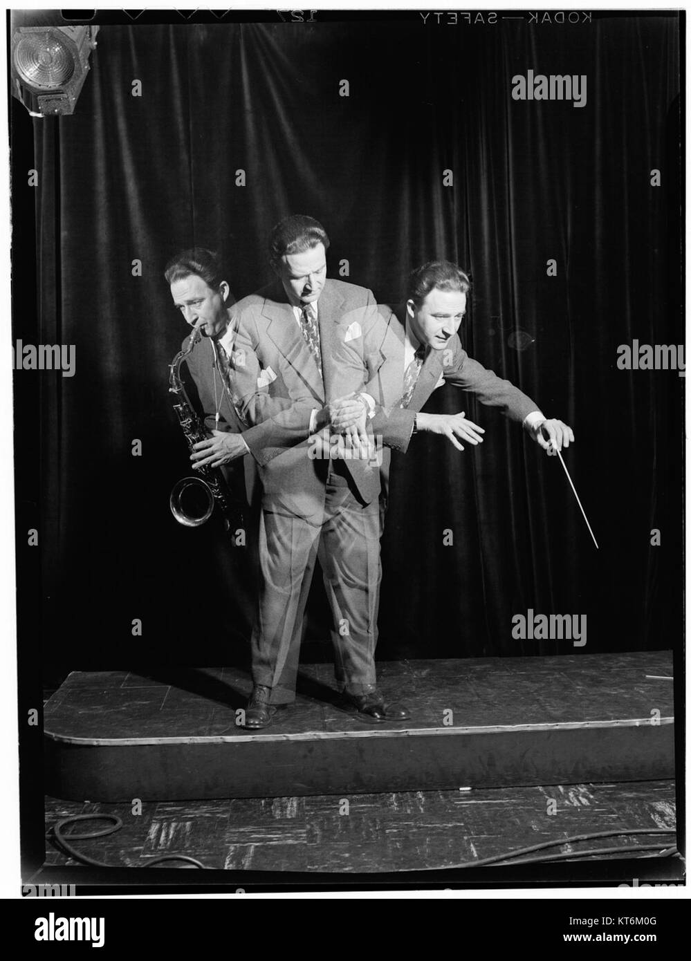 This portrait, taken around June 1947, depicts Jerry Jerome. The ...