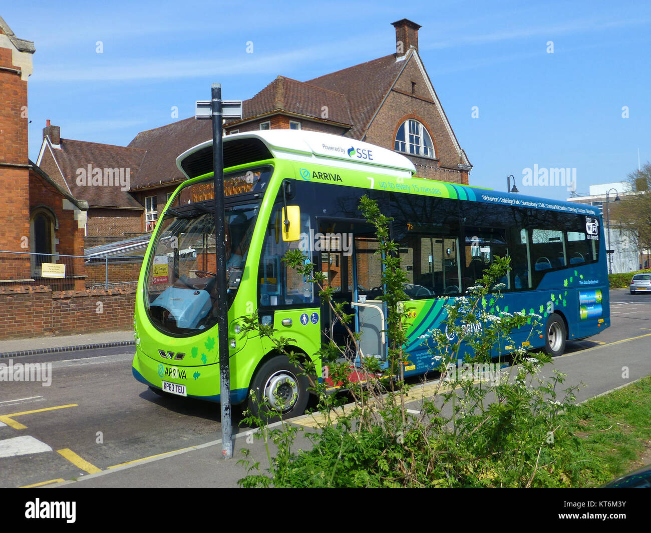 The Arriva The Shires Wright StreetLite EV is an electric bus model ...