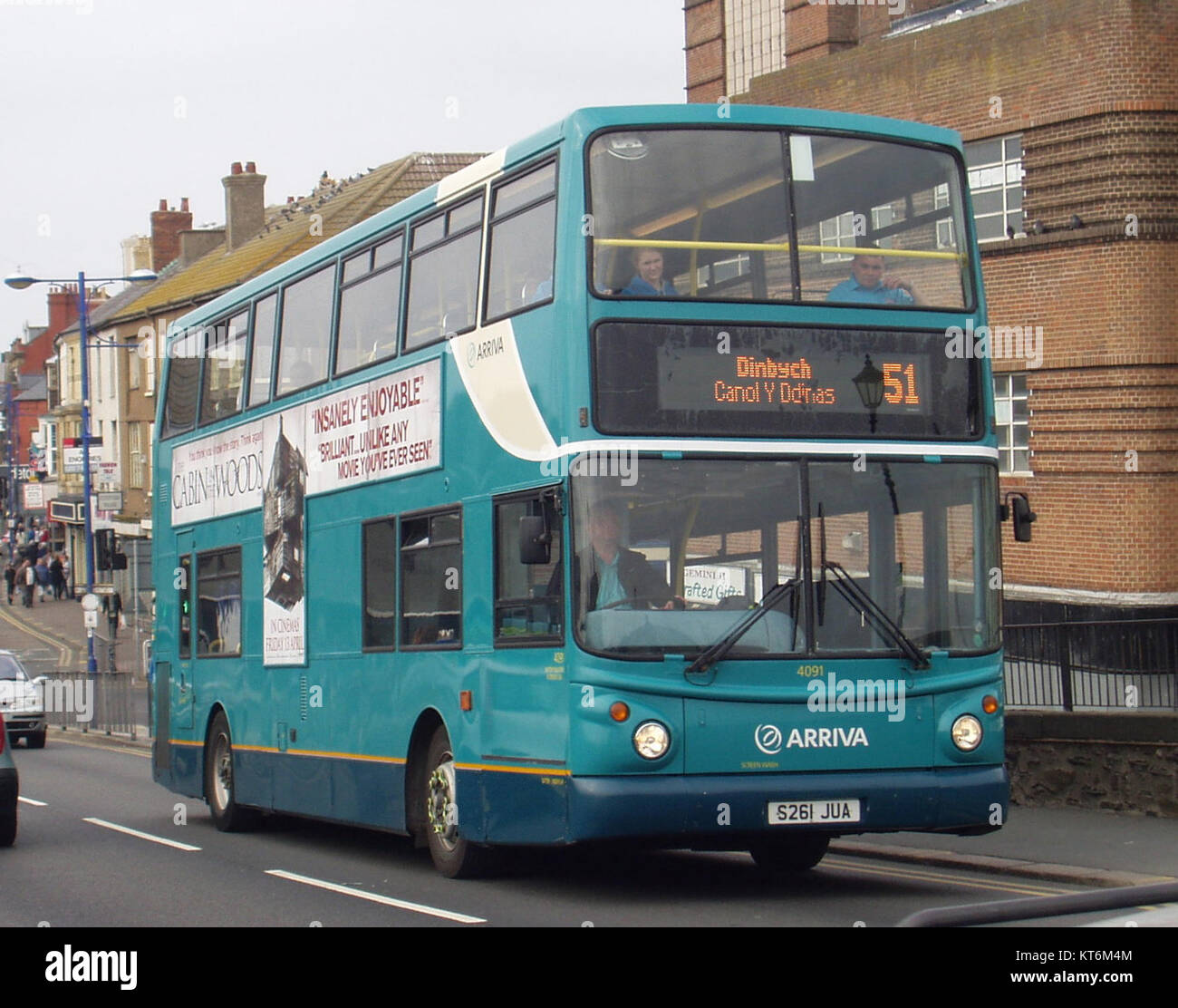 Arriva Cymru DAF ALX400 4091 Stock Photo - Alamy