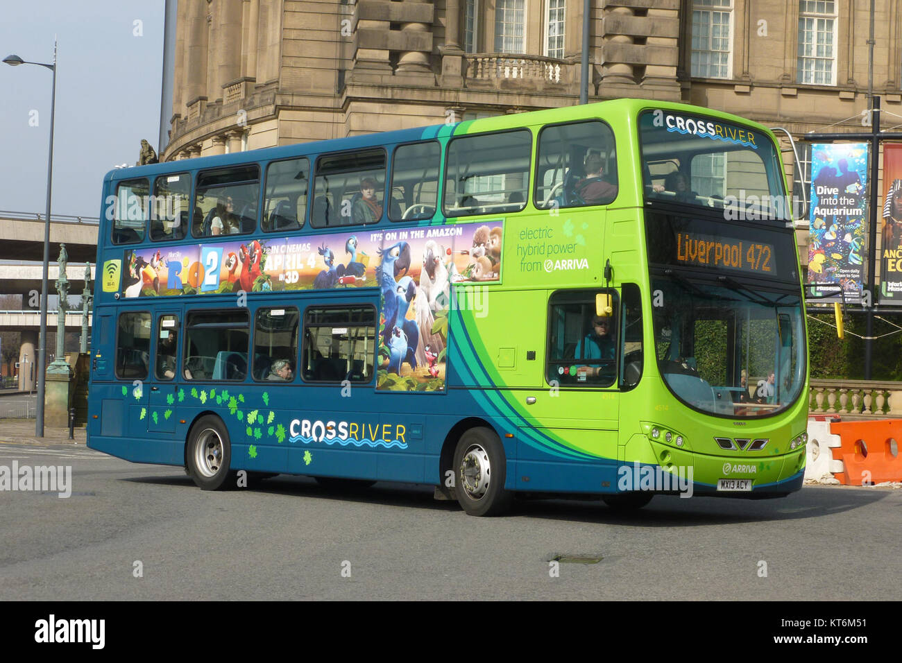 The Arriva North West Hybrid Volvo Wright Gemini 2, vehicle number 4514 ...