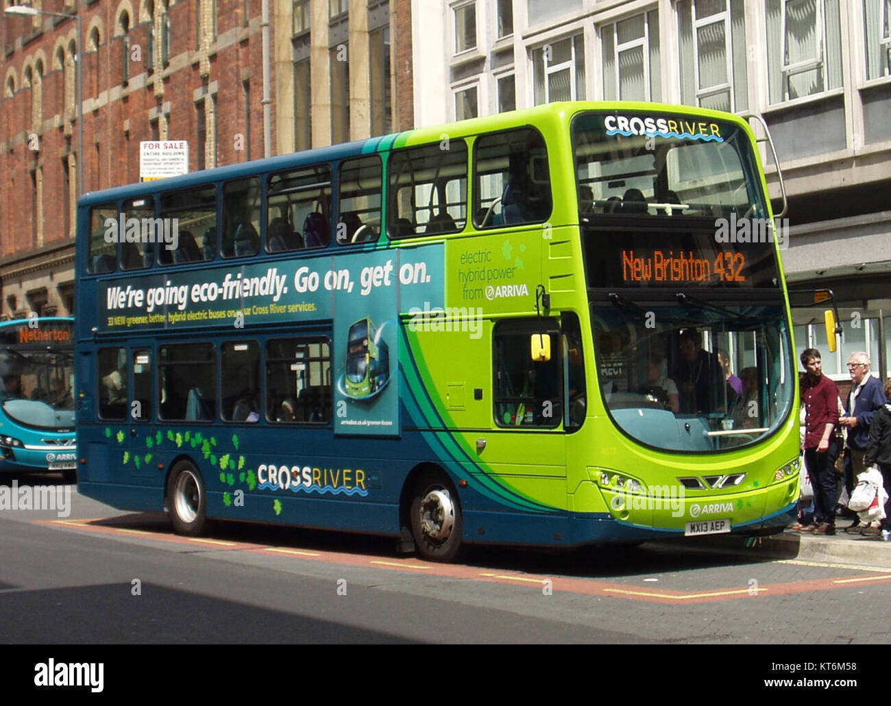 Arriva NW operates a Volvo Wrightbus Gemini Hybrid bus, a model known ...