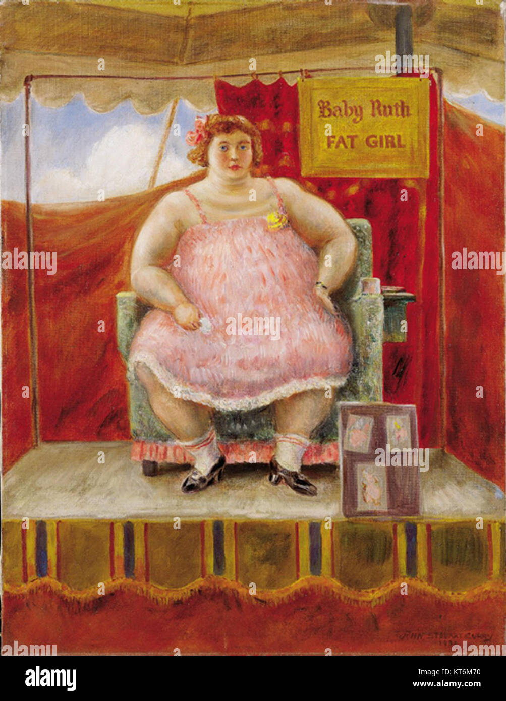 'Baby Ruth' (1932) by John Steuart Curry depicts the famous baseball ...