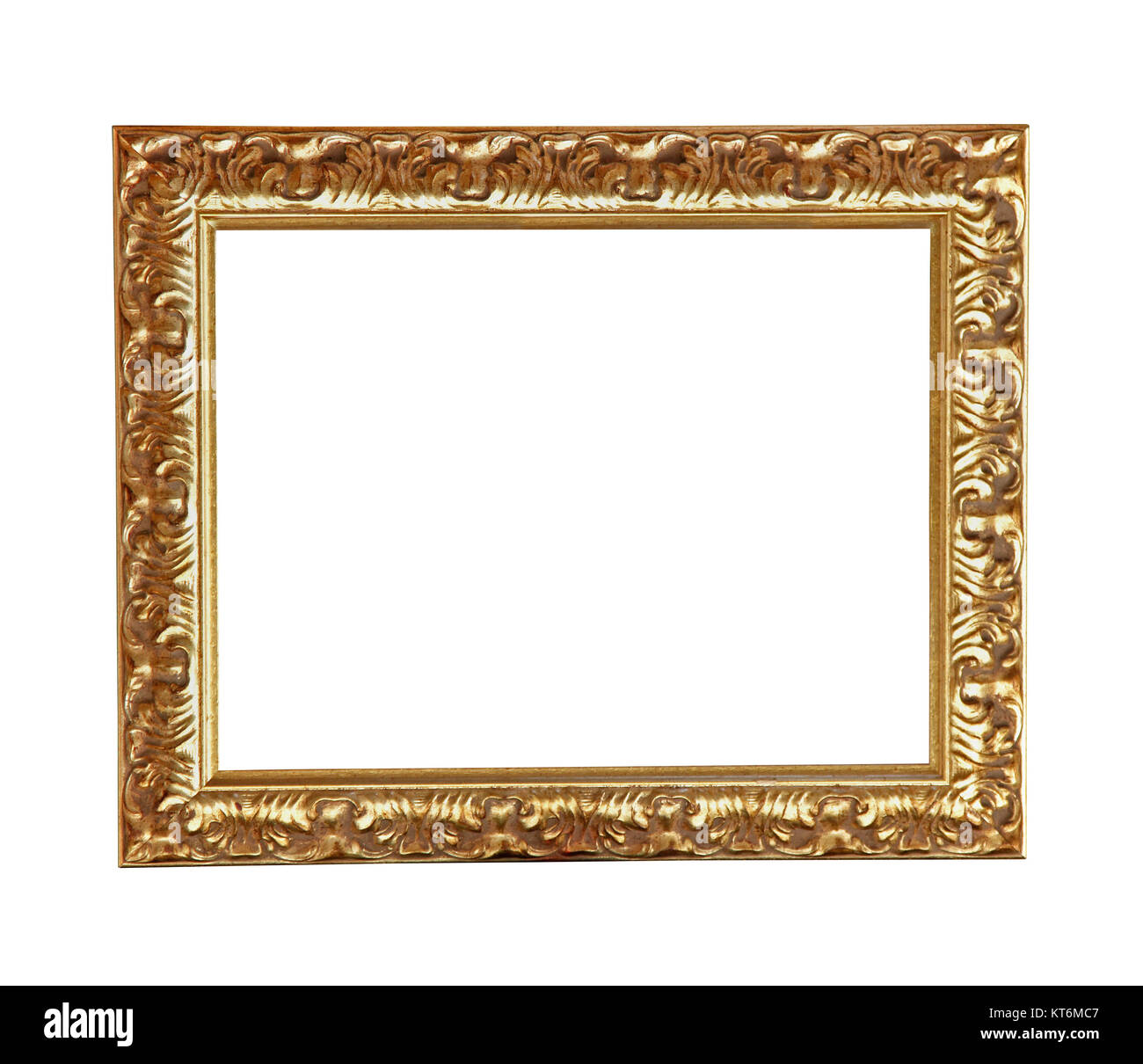 Old vintage gold frame isolated with clipping path included Stock Photo ...