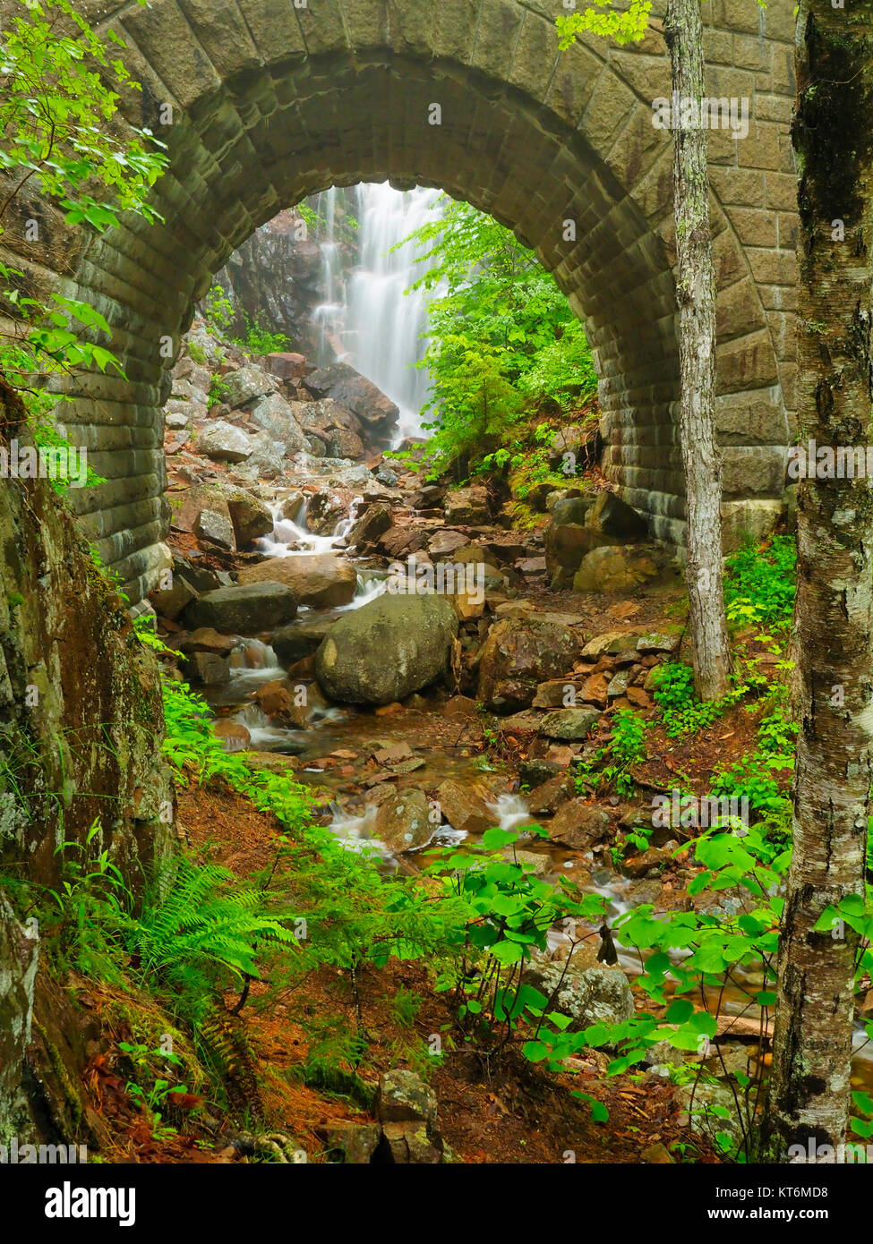 Waterfall Bridge, Hadlock Brook Loop Carriage Road, Acadia National ...