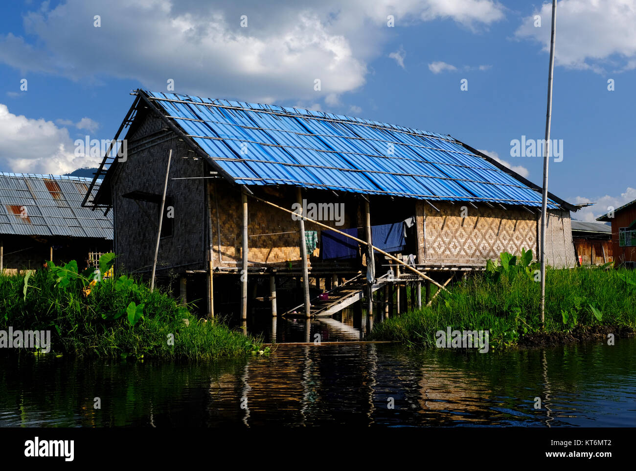 Floating Village in Inle Lake, Myanmar Stock Photo - Alamy