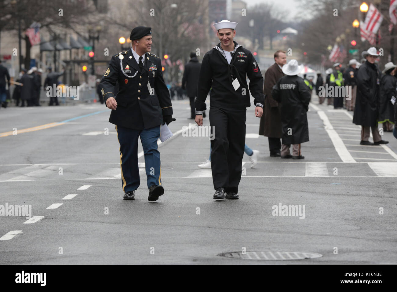 The 58th Presidential Inauguration parade for President Donald J. Trump ...