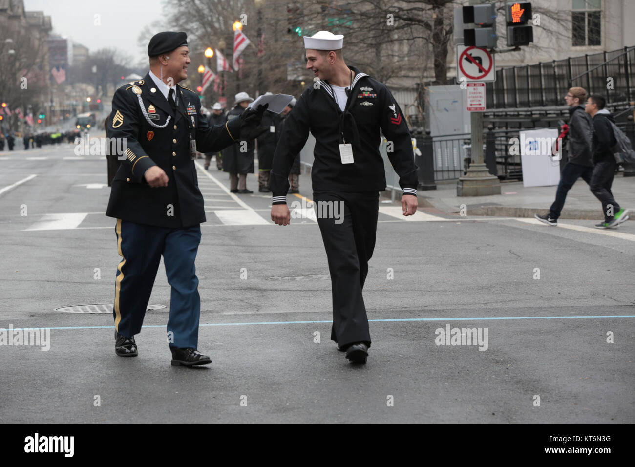 The 58th Presidential Inauguration parade for President Donald J. Trump ...