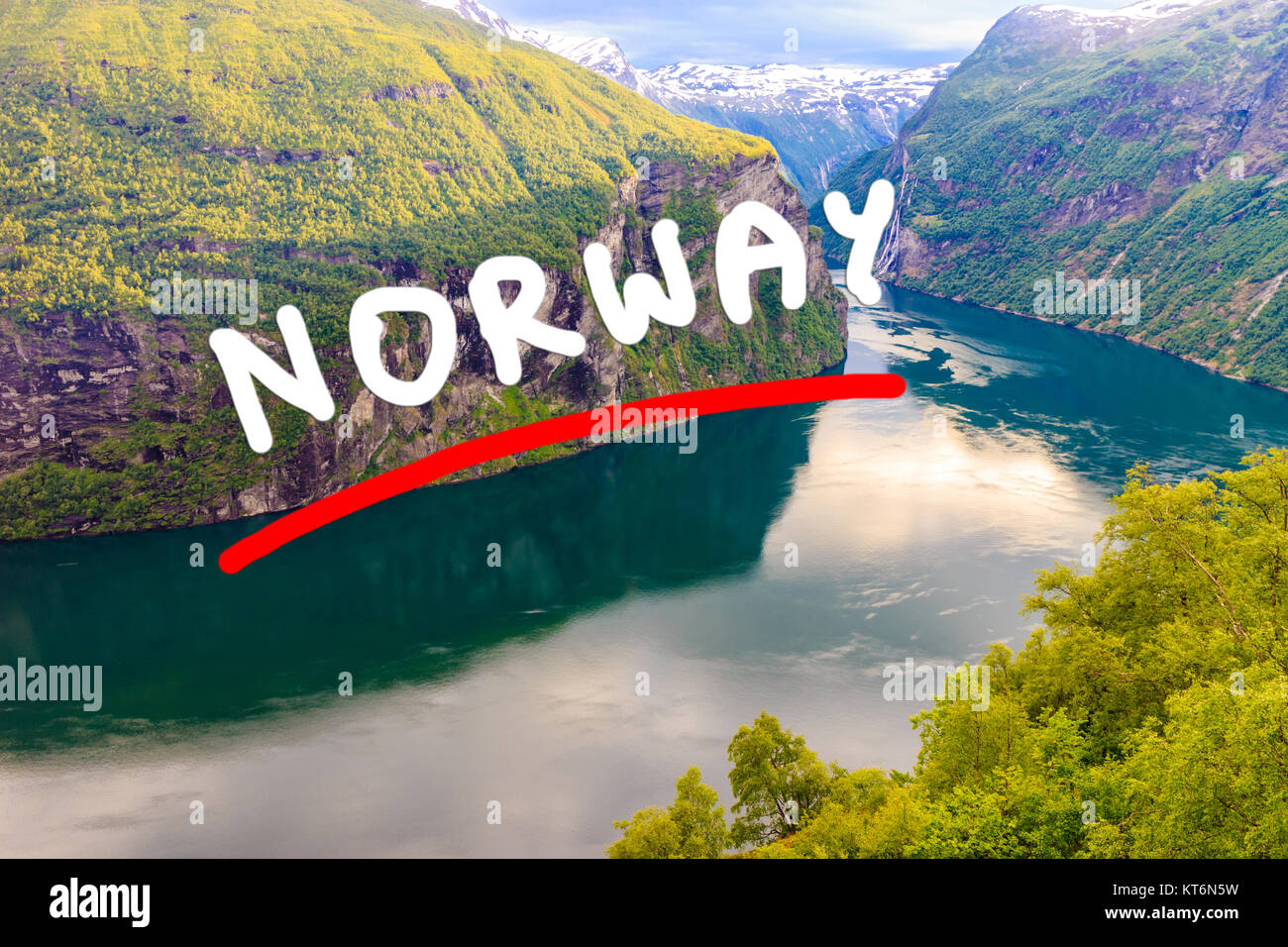 Tourism vacation and travel. Beautiful view over magical ...