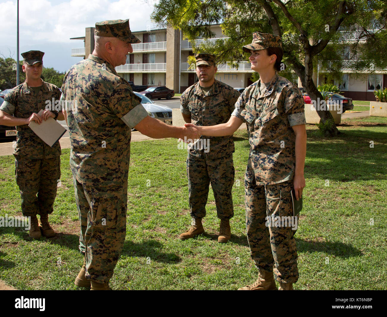 The Assistant Commandant of the Marine Corps Gen. Glenn M. Walters ...