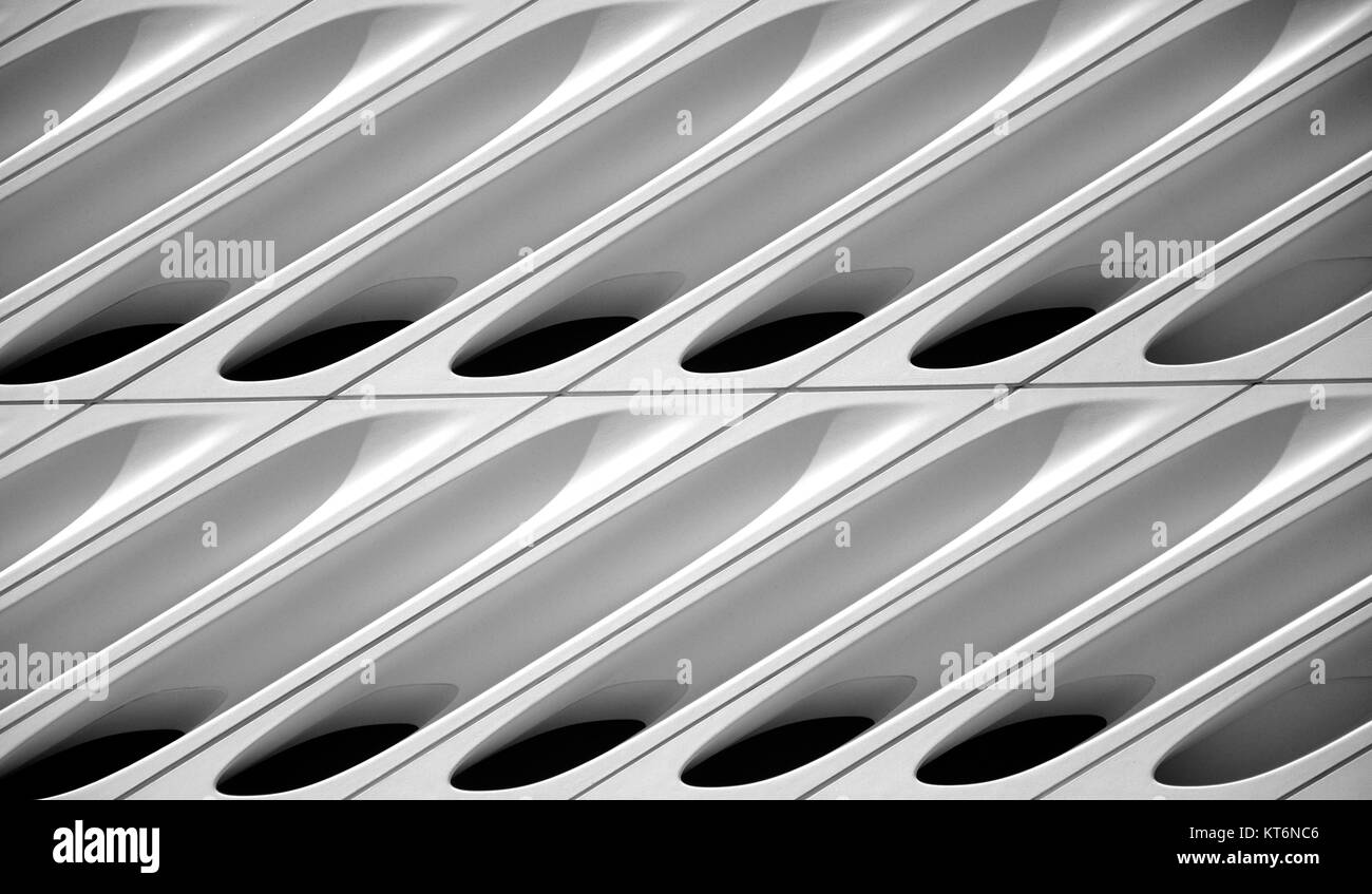 Exterior building abstract design Black and White Stock Photos & Images ...