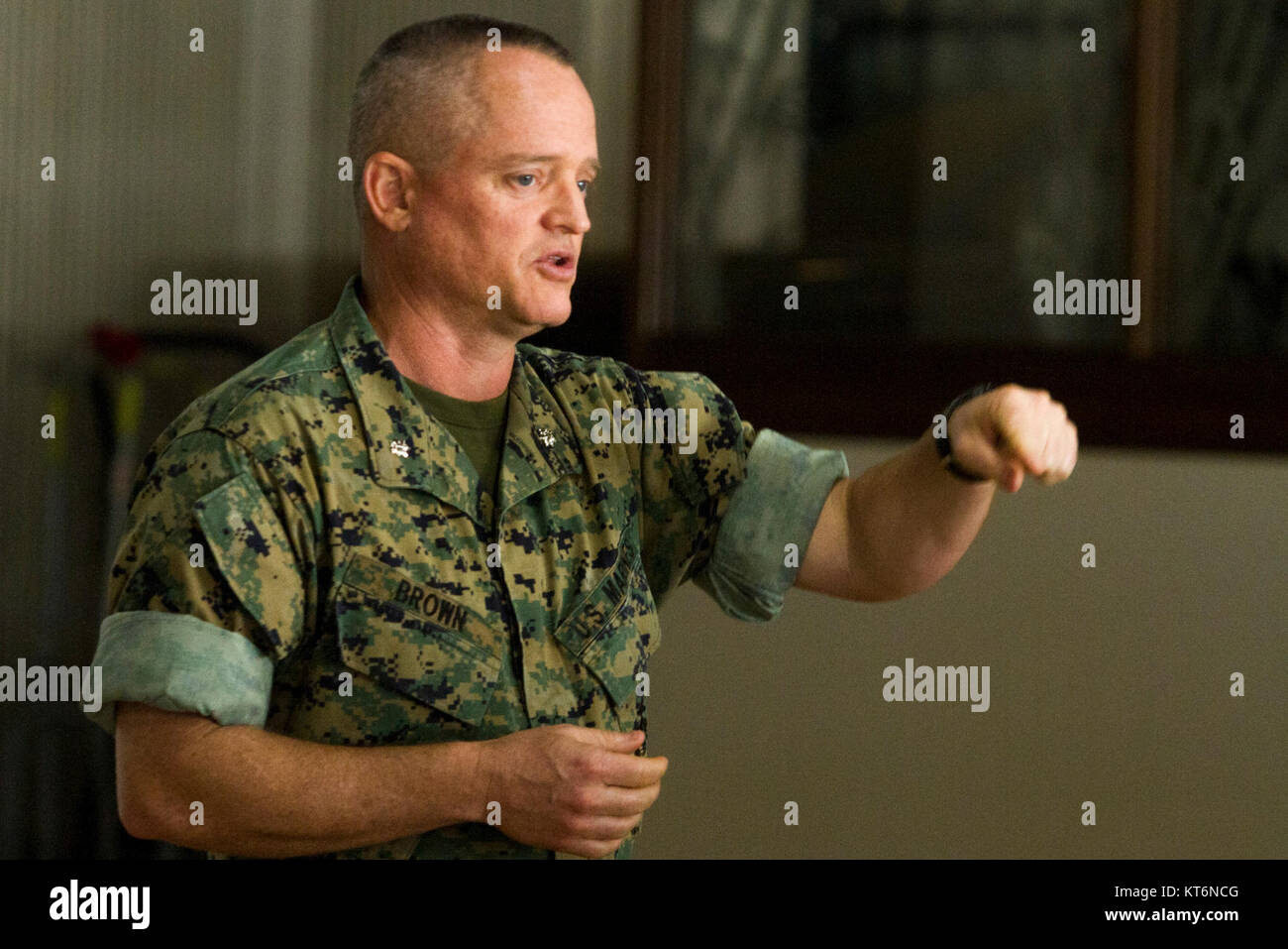 Lt. Col. Marvin Brown, a representative with Manpower Management ...